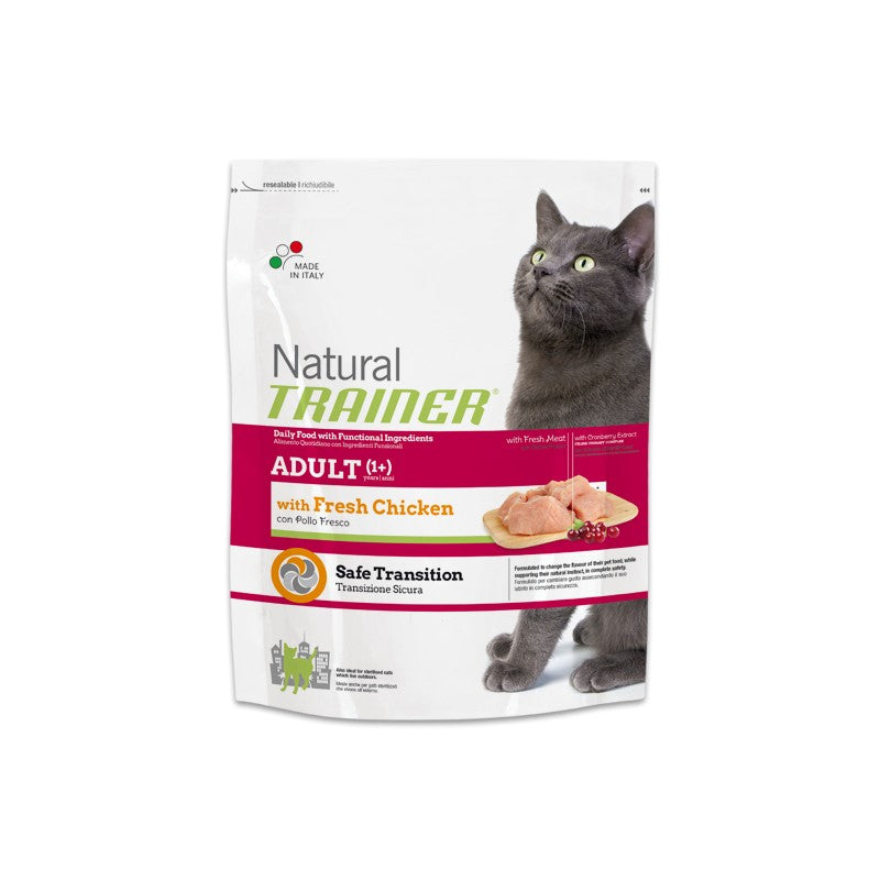 NATURAL TRAINER SACCO CROCCHETTE GATTO ADULTO NATURAL 1.5 KG POLLO FRE ...