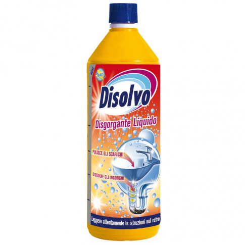 DISOLVA DISOTTURANTE PROFESSIONALE 1 LITRO - Detergenti Bagno Peragashop