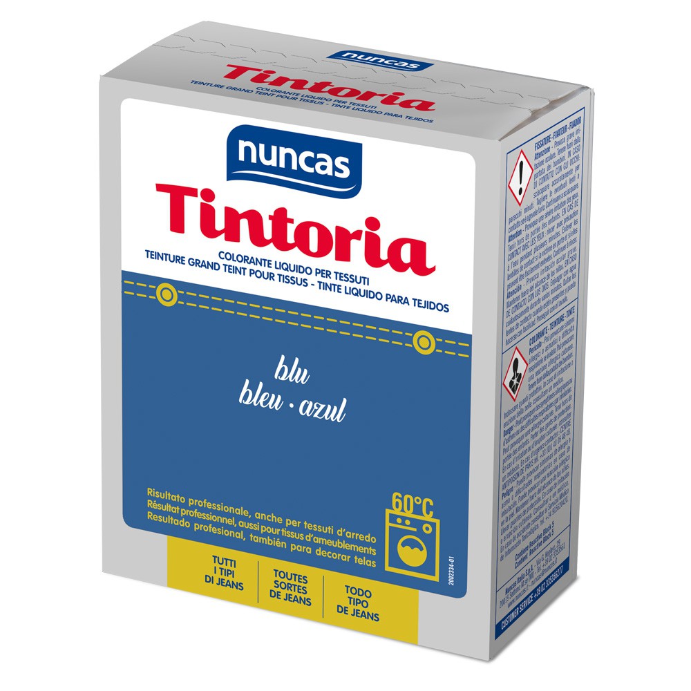 TINTORIA BLU 100 ML per Jeans NUNCAS BUCATO PULIZIA CASA DETERGENTI