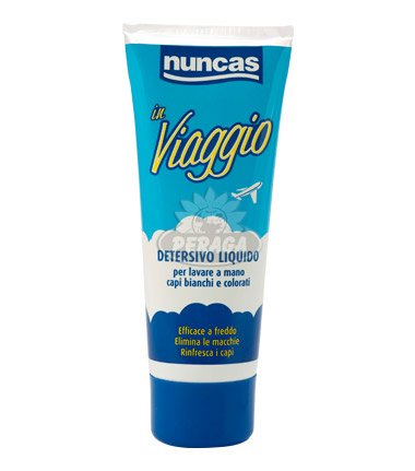Detersivo Liquido In Viaggio per Capi Bianchi e Colorati 100ml Nuncas